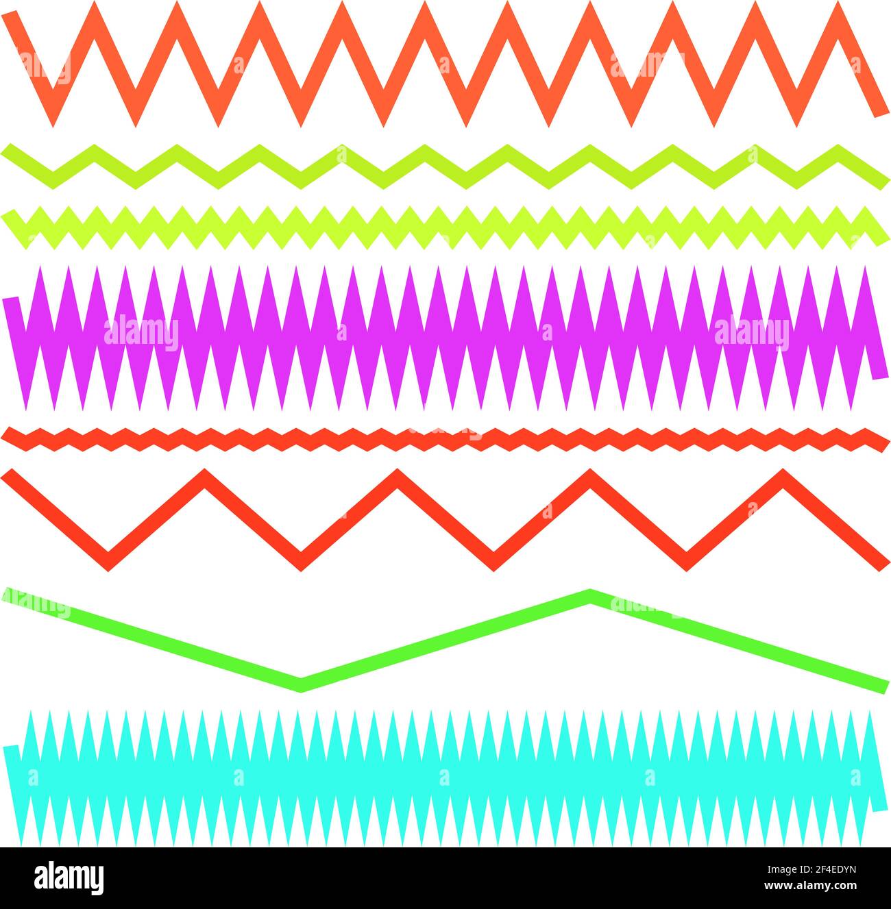 Wavy, waving, wave lines. Zig-zag, criss-cross lines vector ...