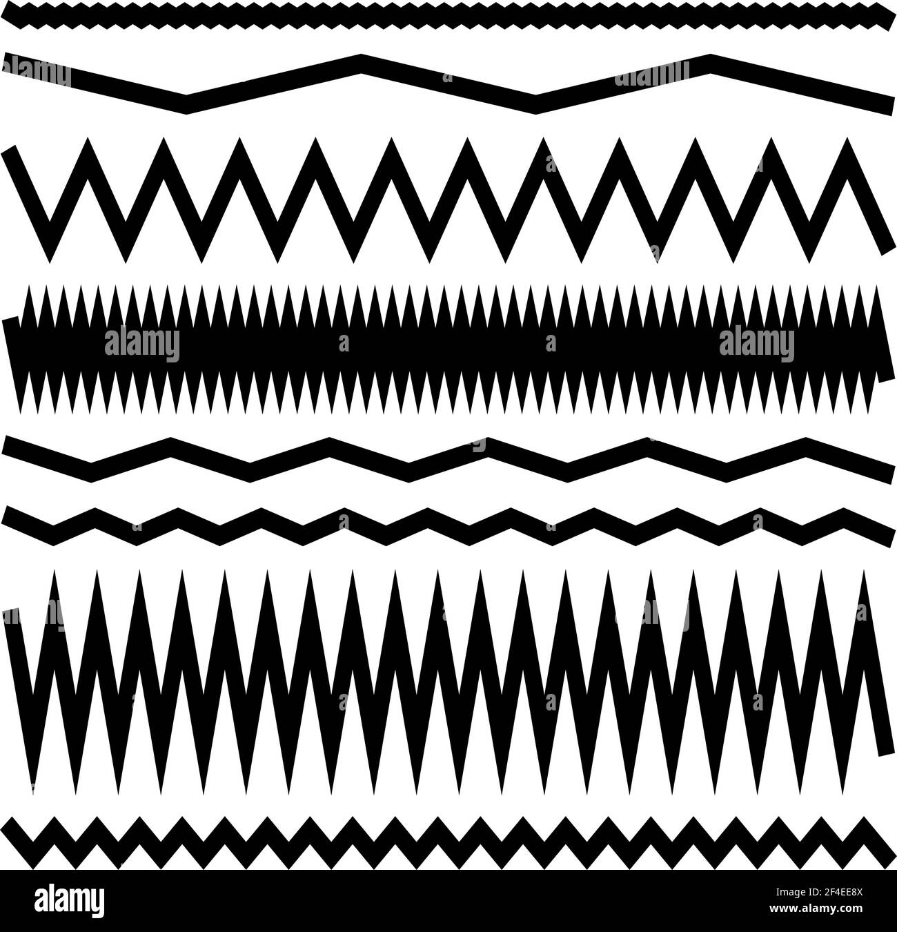 Wavy, waving, wave lines. Zig-zag, criss-cross lines vector ...