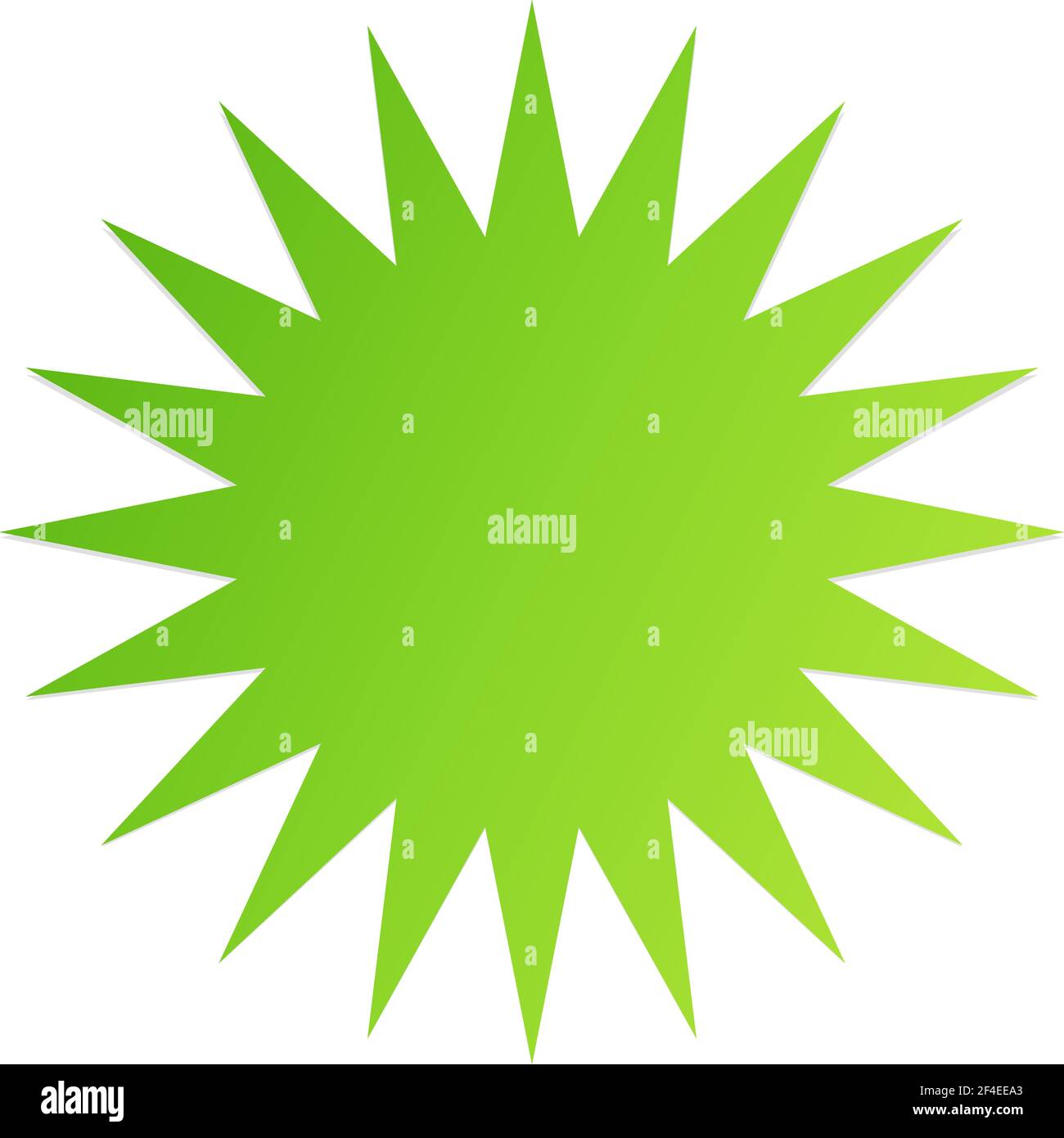 Starburst, sunburst shape. Abstract glitter, glimmer, flash shape ...