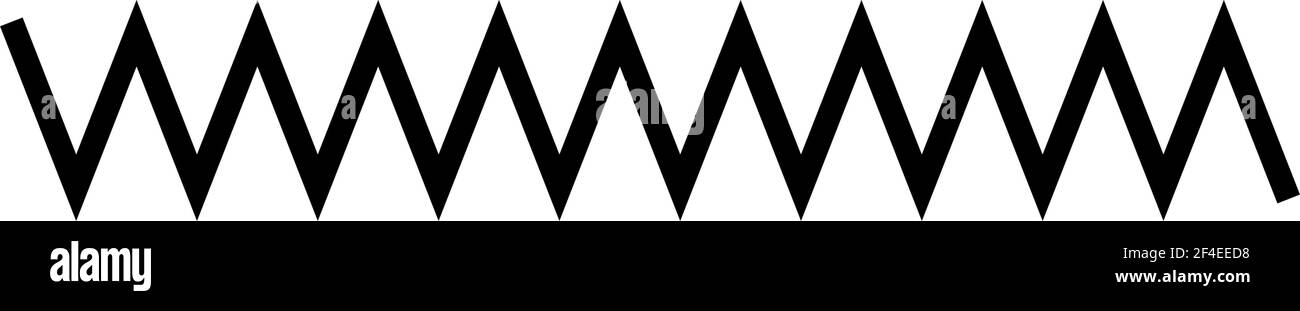 Wavy, waving, wave lines. Zig-zag, criss-cross lines vector ...