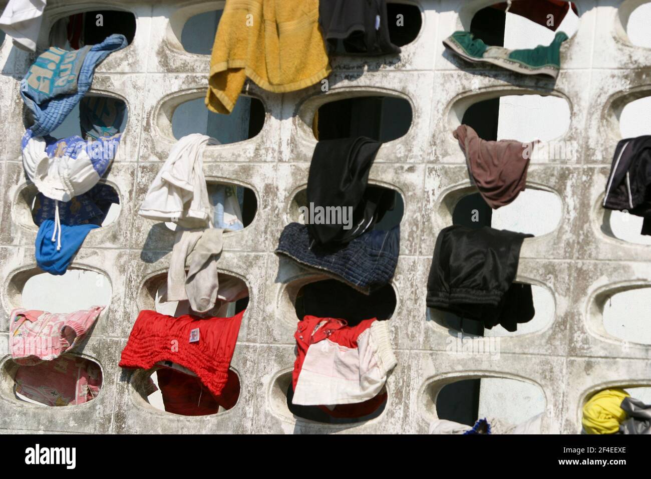 Laundry fence hi-res stock photography and images - Alamy