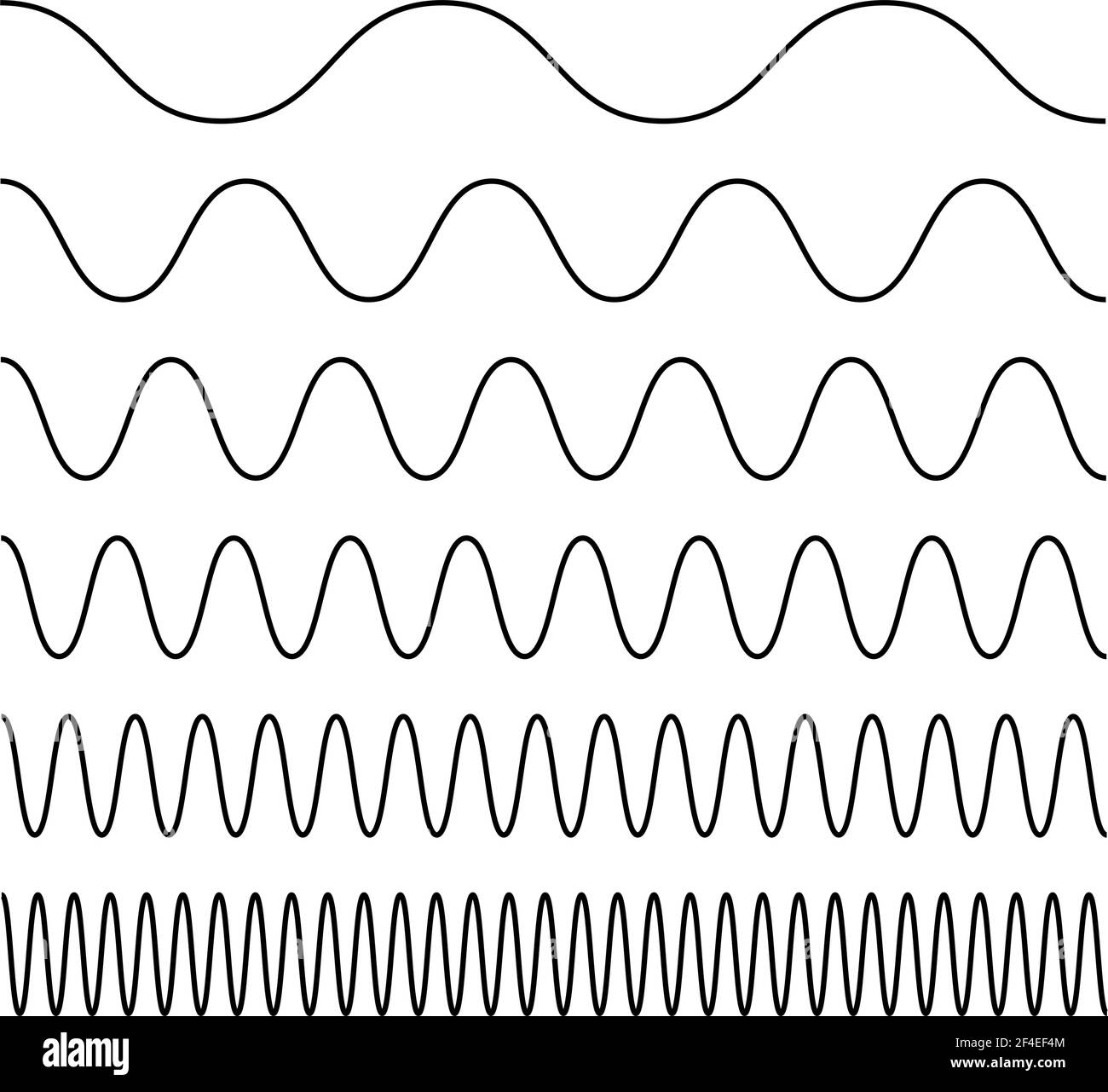 Wavy, waving, wave lines. Zig-zag, criss-cross lines vector ...