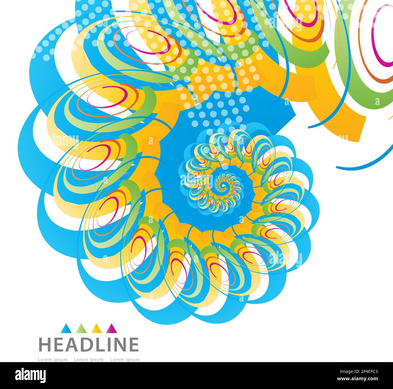 Brochure colorful header layout background template design Stock Vector ...