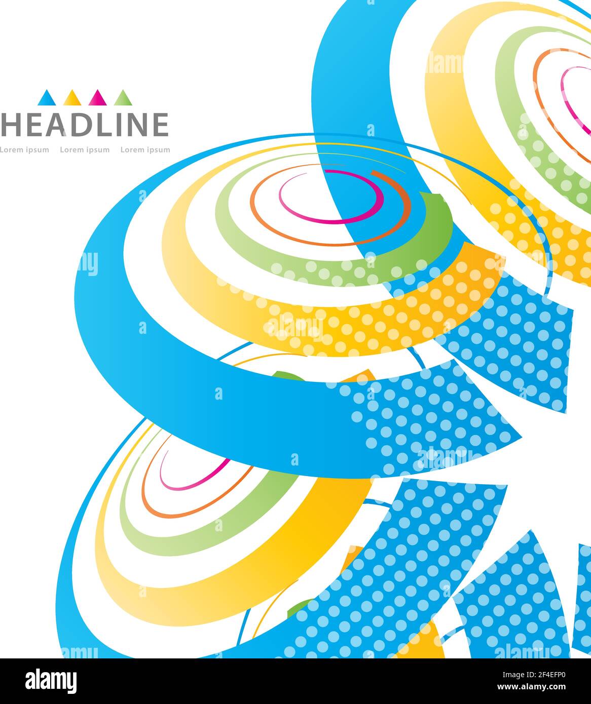 Brochure colorful header layout background template design Stock Vector ...