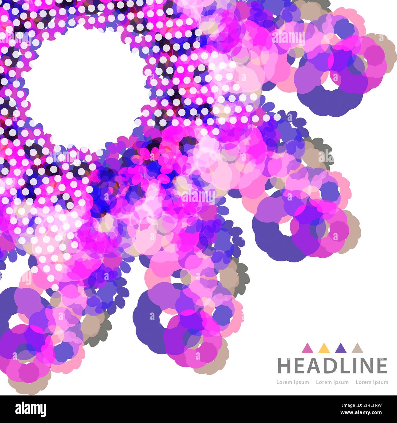 Brochure colorful header layout background template design Stock Vector ...