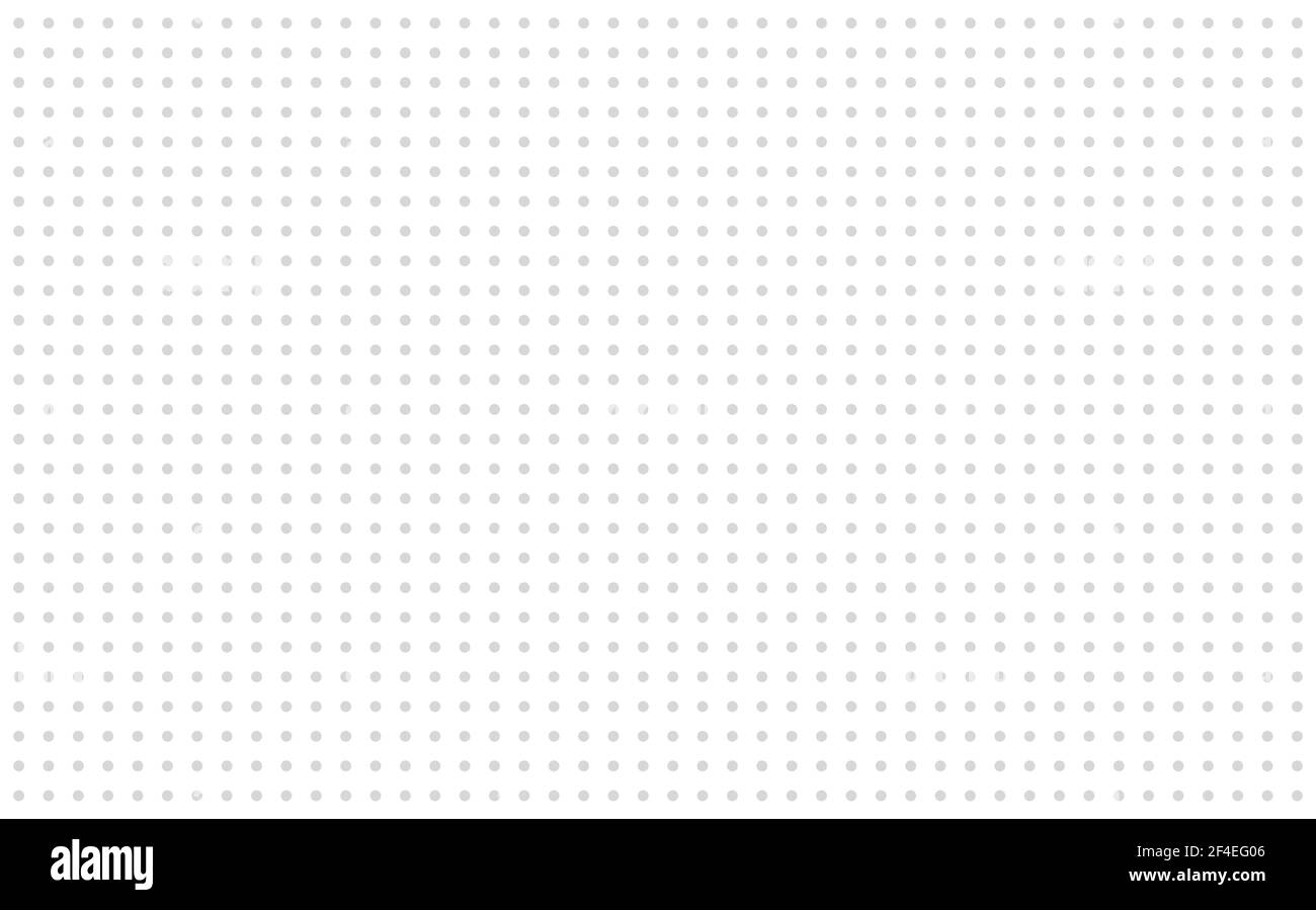 Grid paper. Dotted grid on white background. Abstract dotted ...