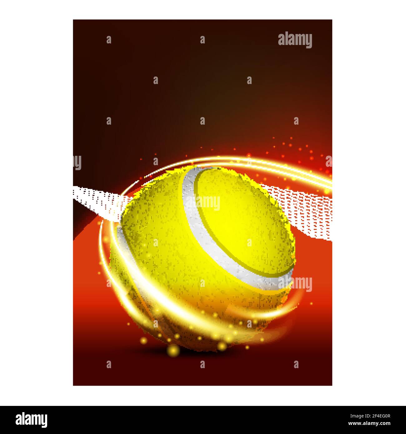 Tennis Sport Racquet Game Set Match Banner Vector Stock Vector Image ...