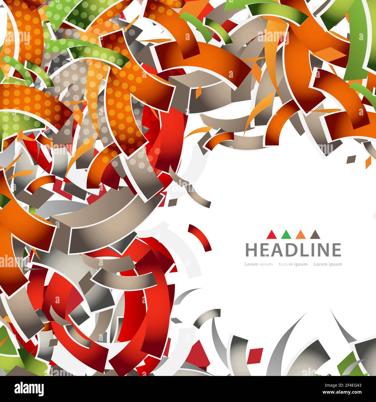 Brochure colorful header layout background template design Stock Vector ...