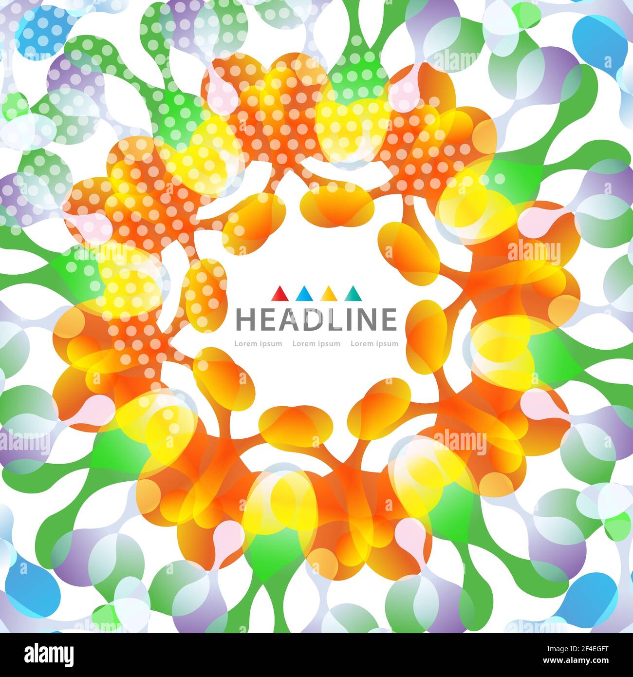 Brochure colorful header layout background template design Stock Vector ...