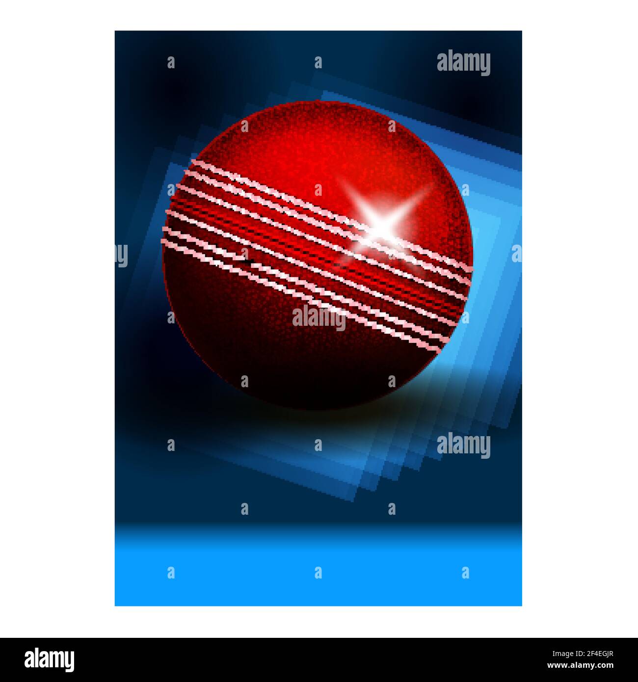 Cricket Game Marketing Announcement Poster Vector Illustration Stock ...