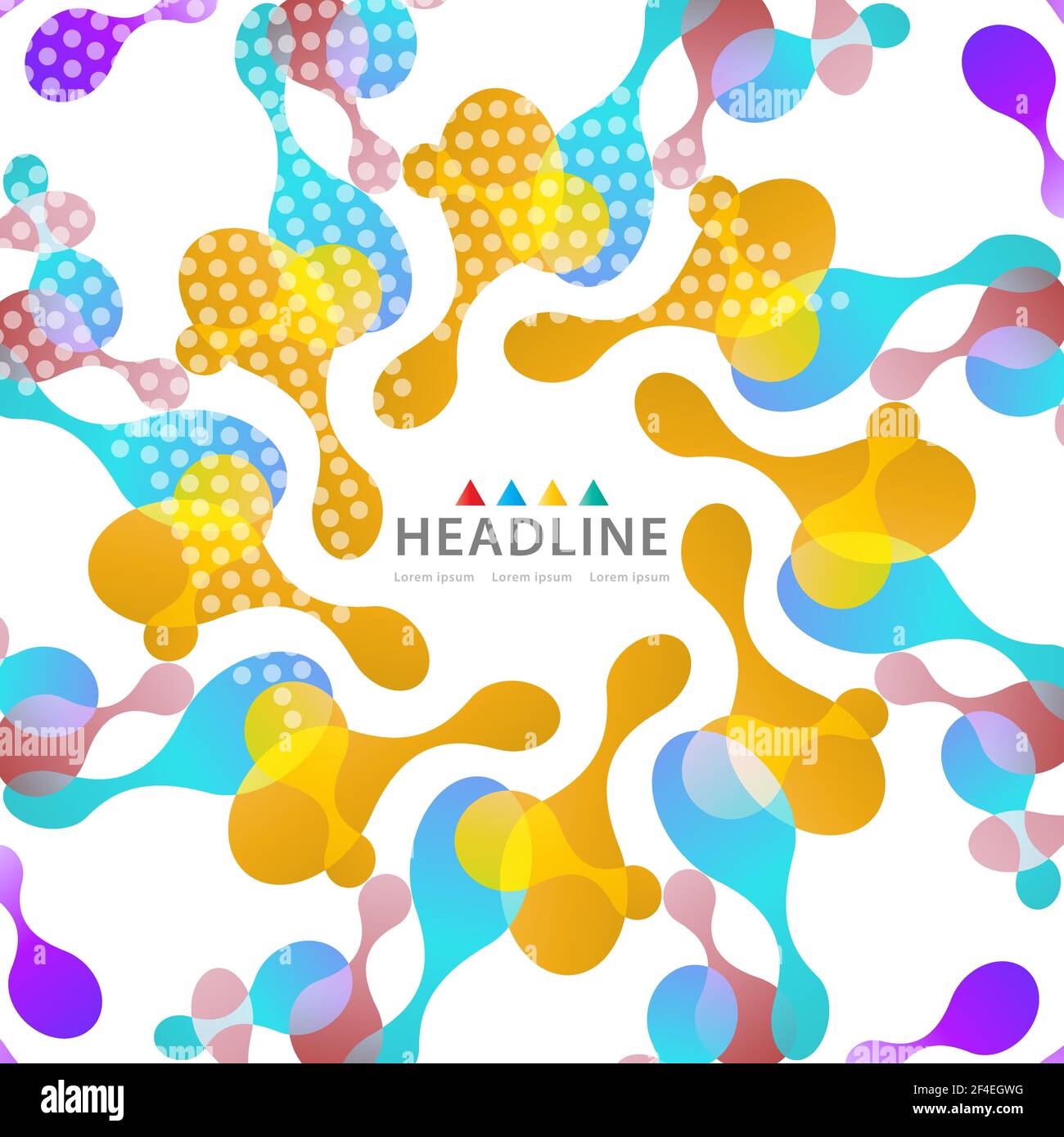 Brochure colorful header layout background template design Stock Vector ...