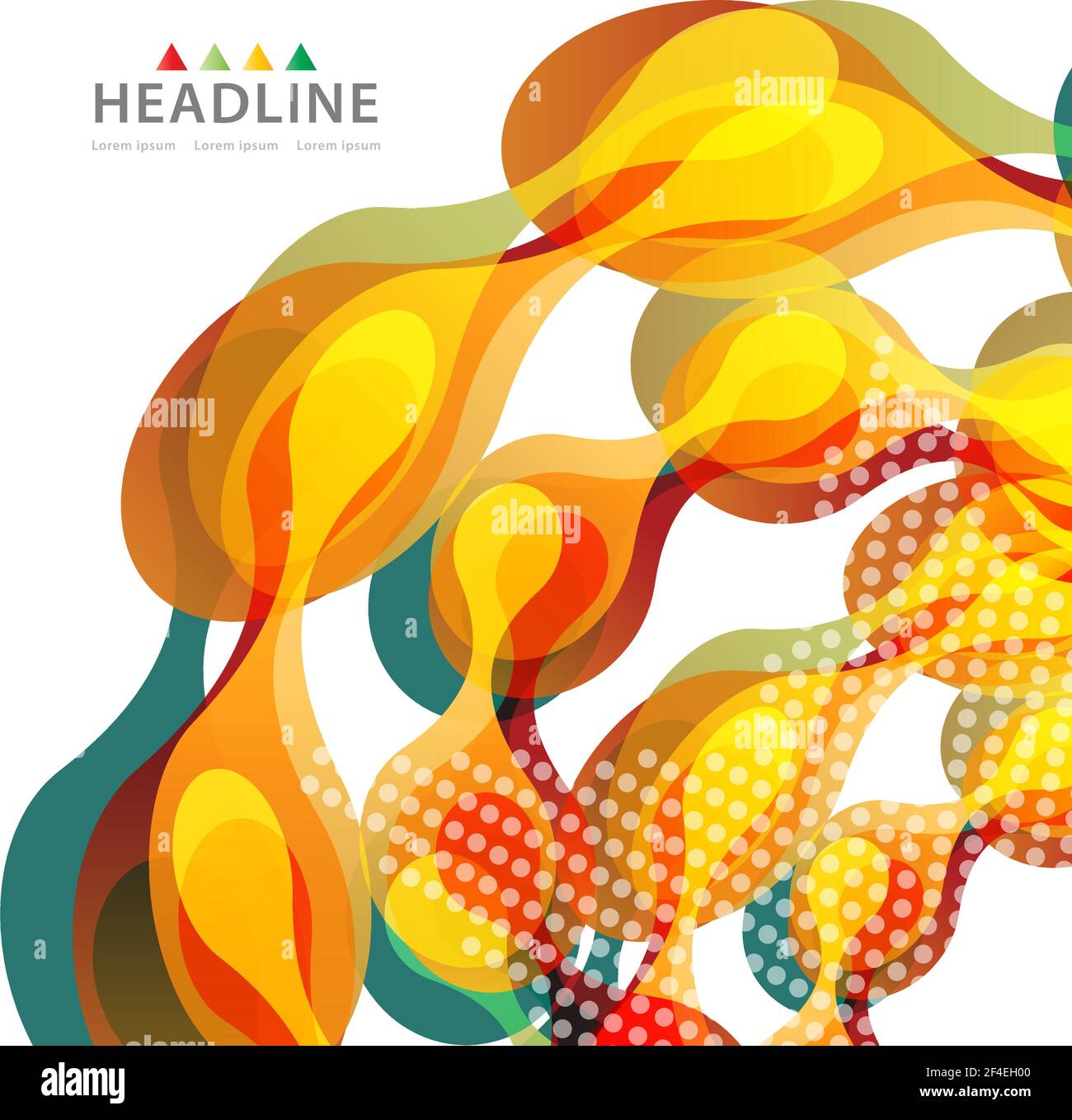 Brochure colorful header layout background template design Stock Vector ...