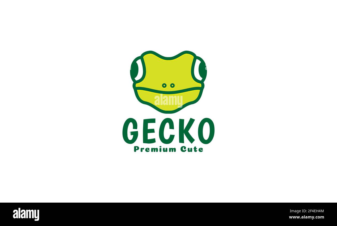 Gecko mascot logo Stock Vector Images - Alamy