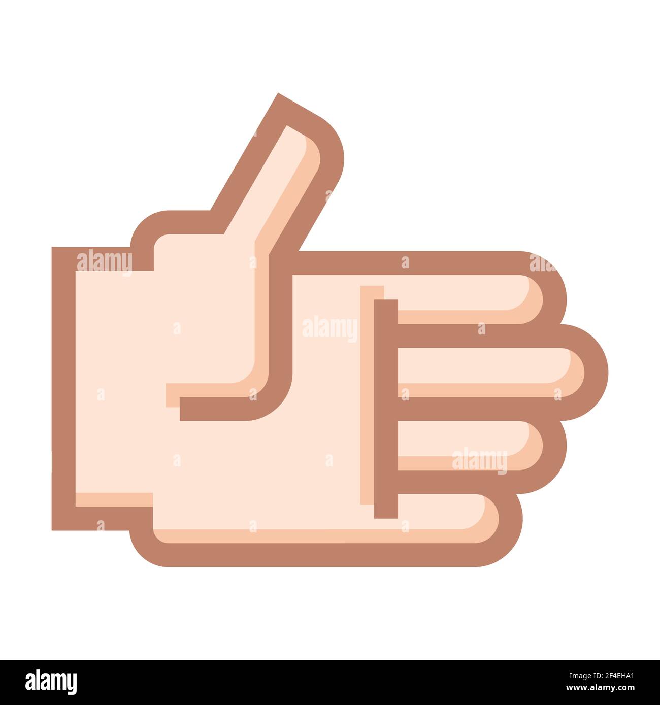 Stylized drawing of hands. Hands illustration. Hands icons. Vector ...