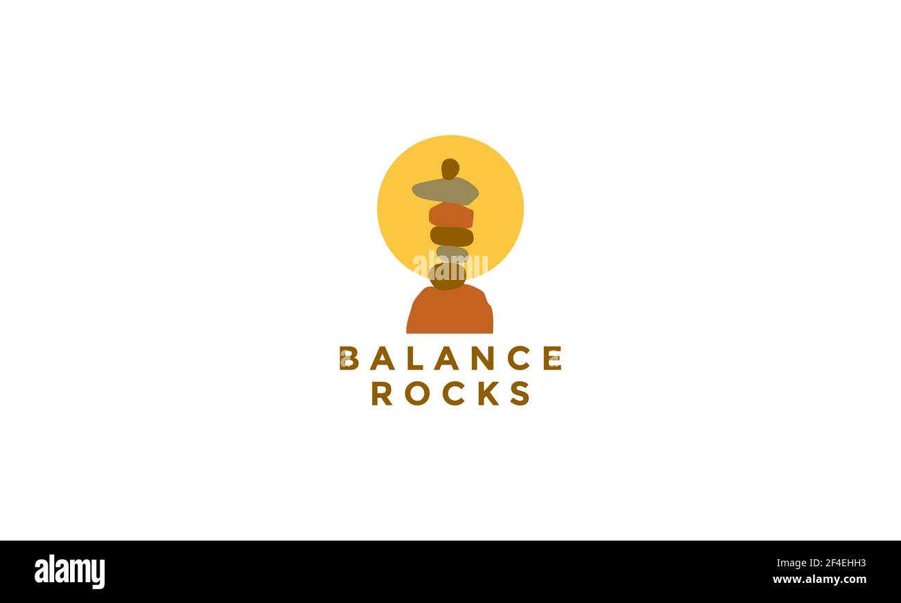 Balancing rock pile Stock Vector Images - Alamy