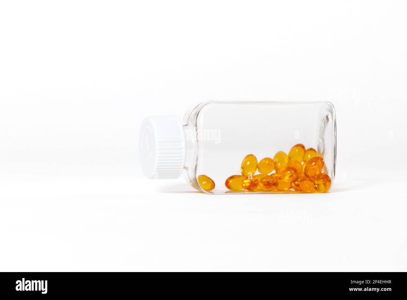 Food supplement capsules bottle Cut Out Stock Images & Pictures - Alamy