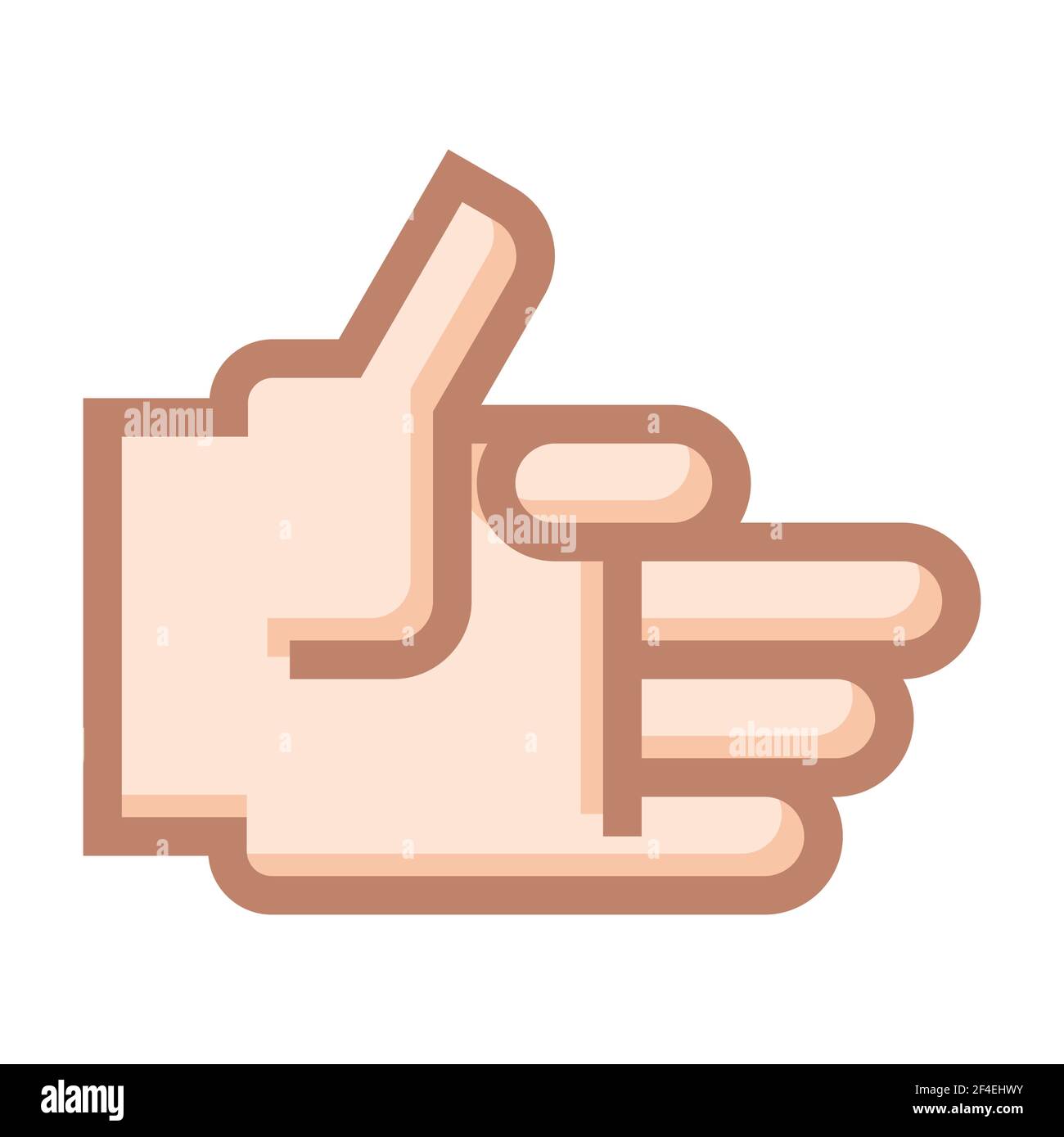 Stylized drawing of hands. Hands illustration. Hands icons. Vector ...