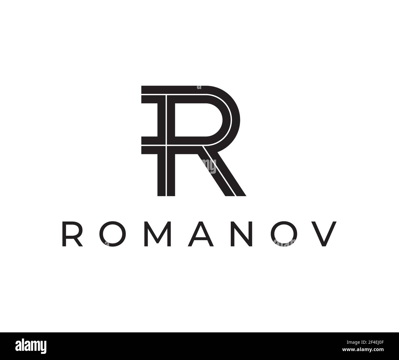 R horizontal Stock Vector Images - Alamy