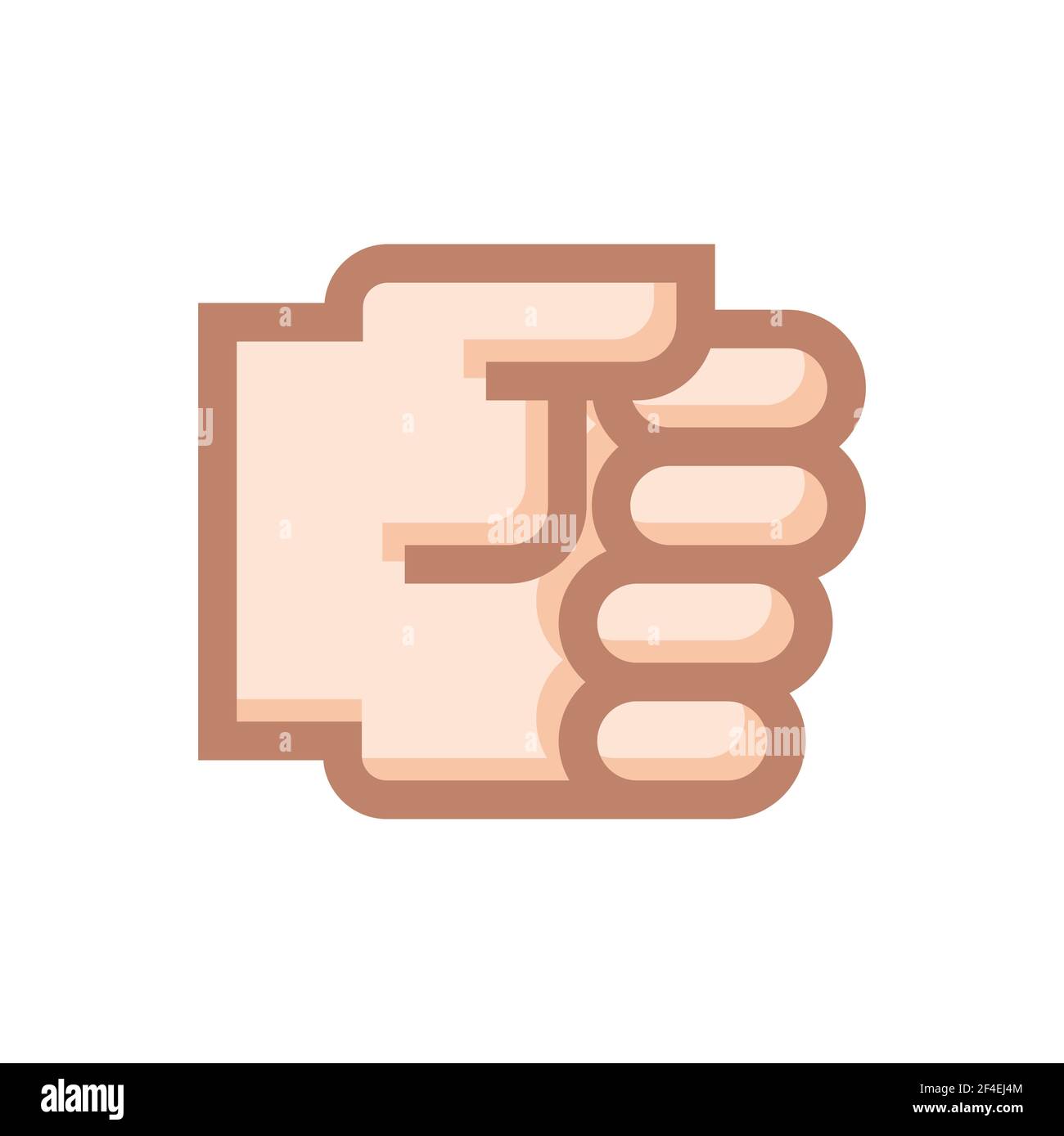 Stylized drawing of hands. Hands illustration. Hands icons. Vector ...