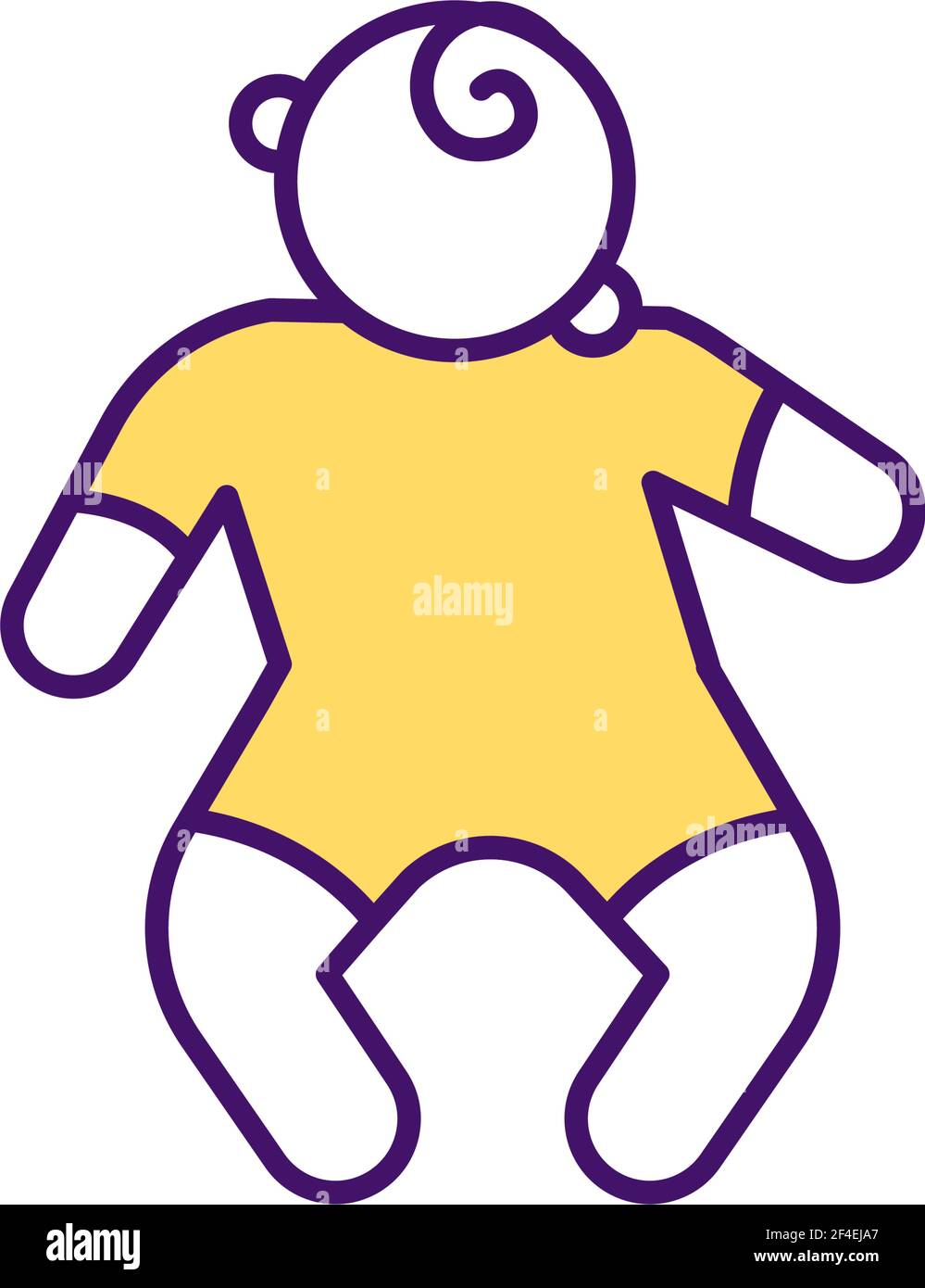 Sitting up position RGB color icon Stock Vector Image & Art - Alamy