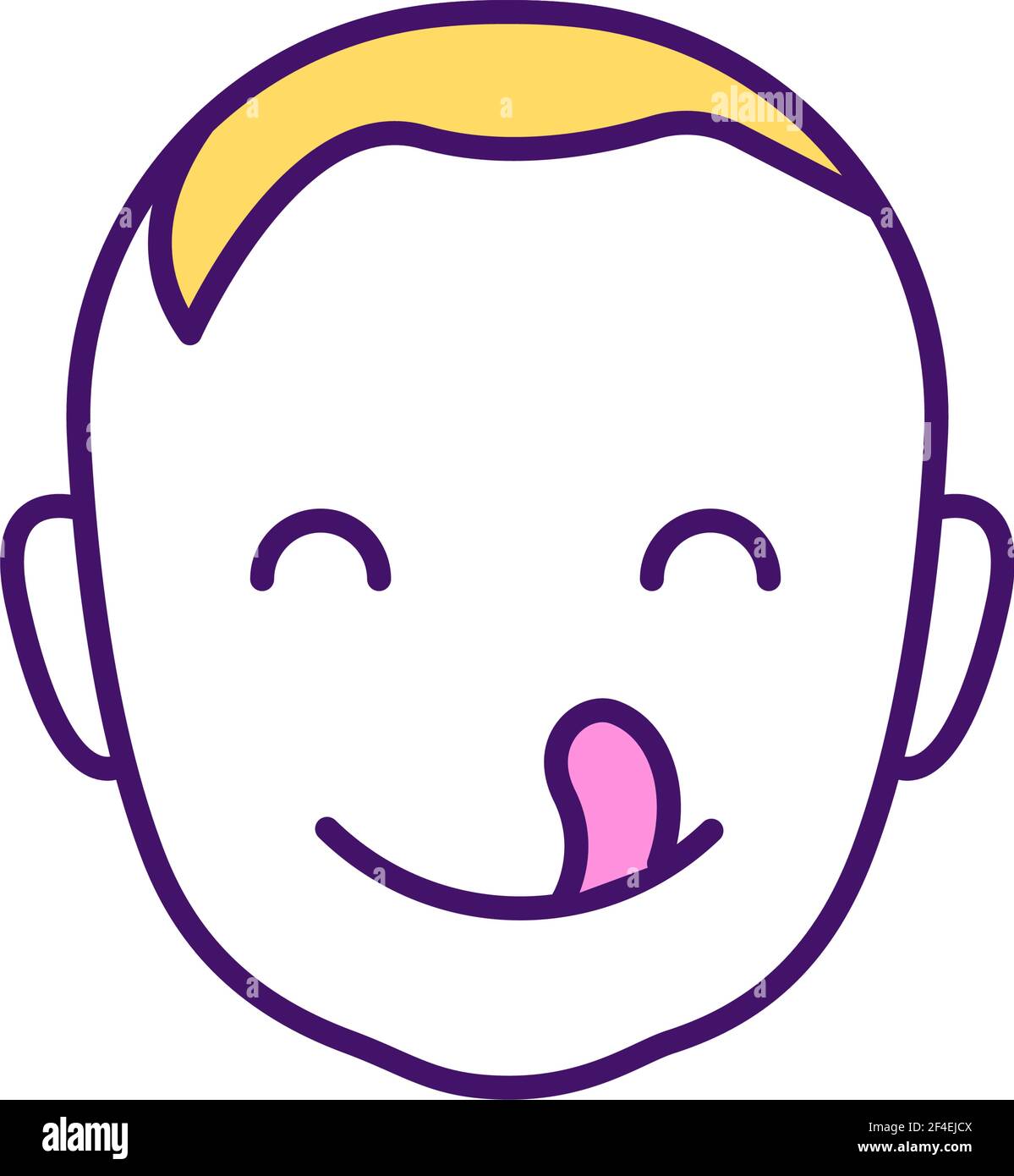 Baby hunger cues RGB color icon Stock Vector Image & Art - Alamy