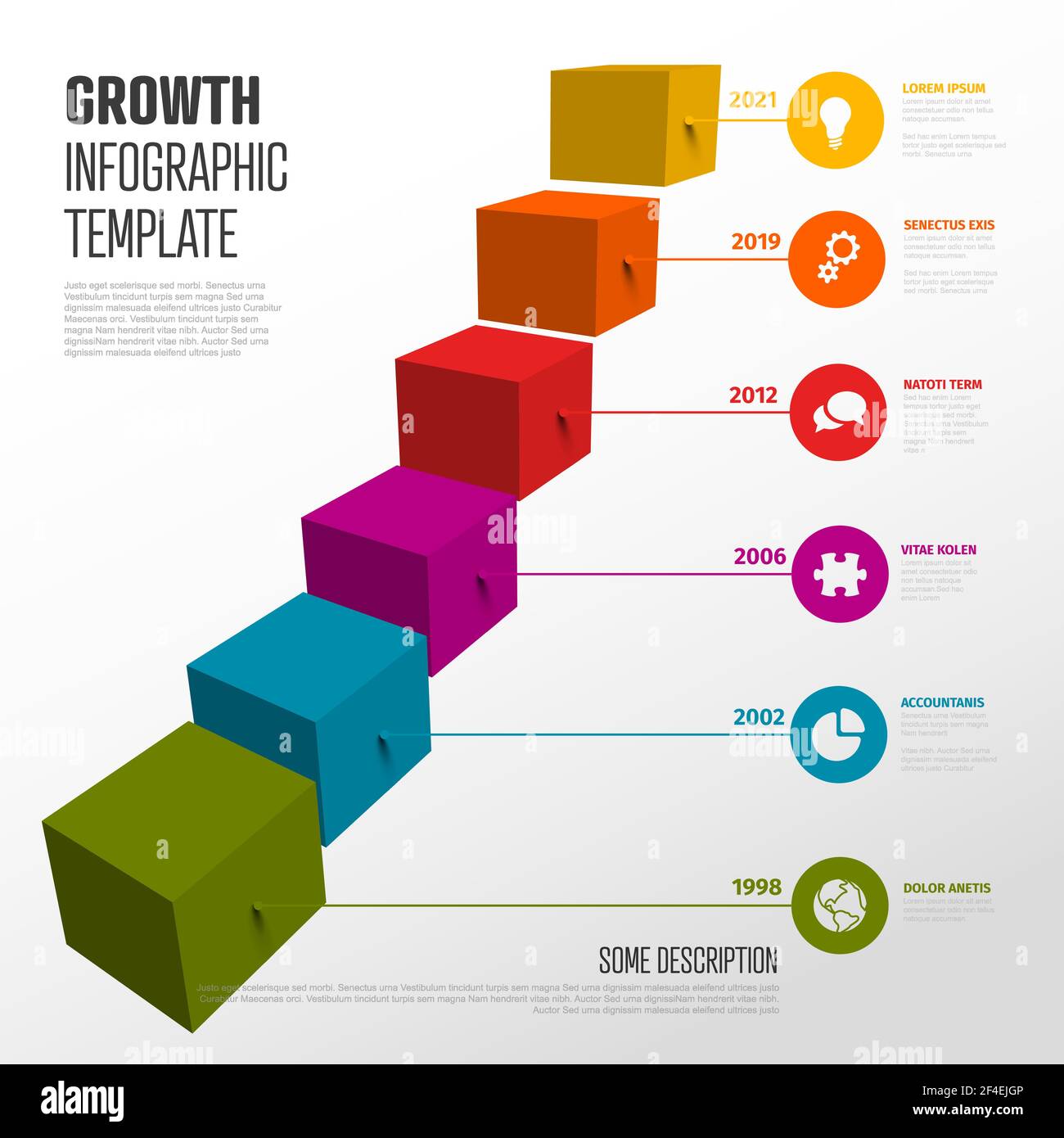 Vector multipurpose Infographic template made from color droplet ...