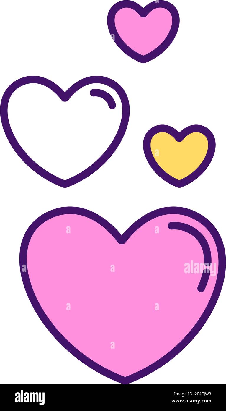 Love expressing RGB color icon Stock Vector Image & Art - Alamy