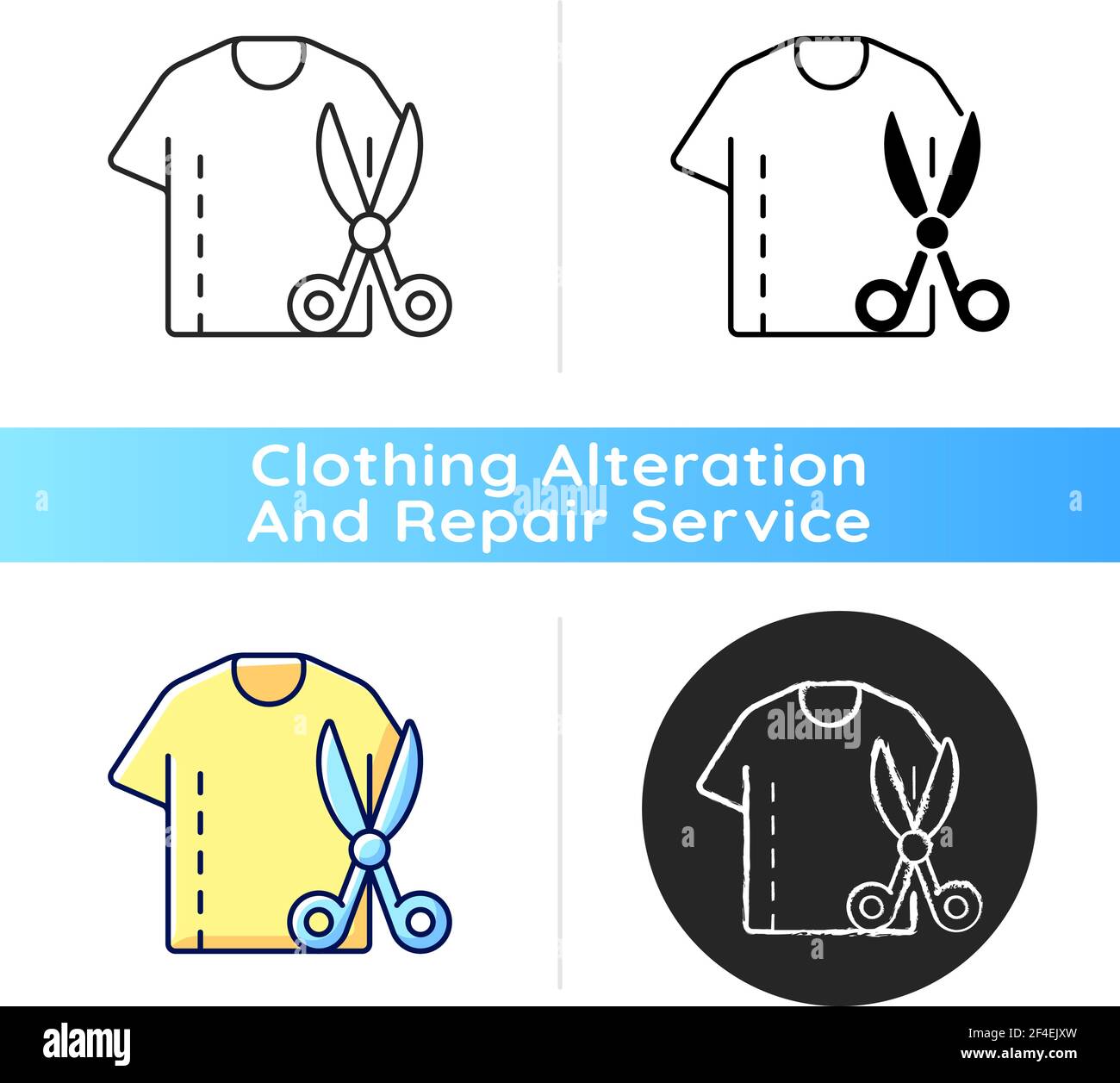 Resizing clothes black linear icon Stock Vector Image & Art - Alamy