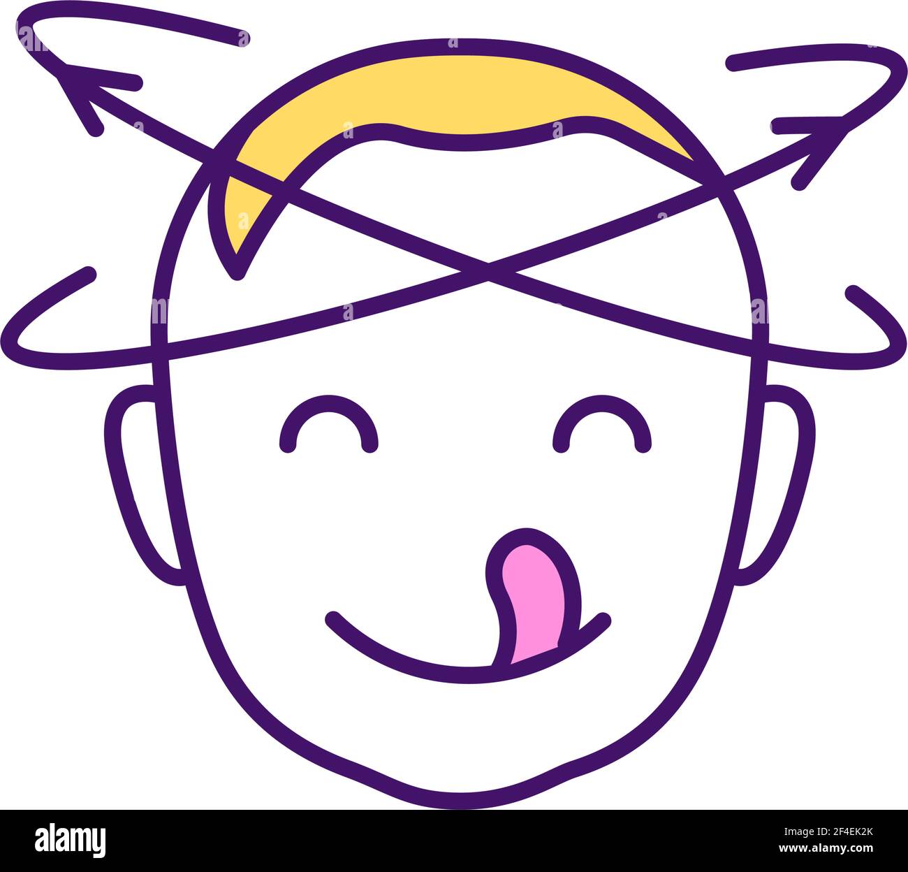 Hungry baby sign RGB color icon Stock Vector Image & Art - Alamy