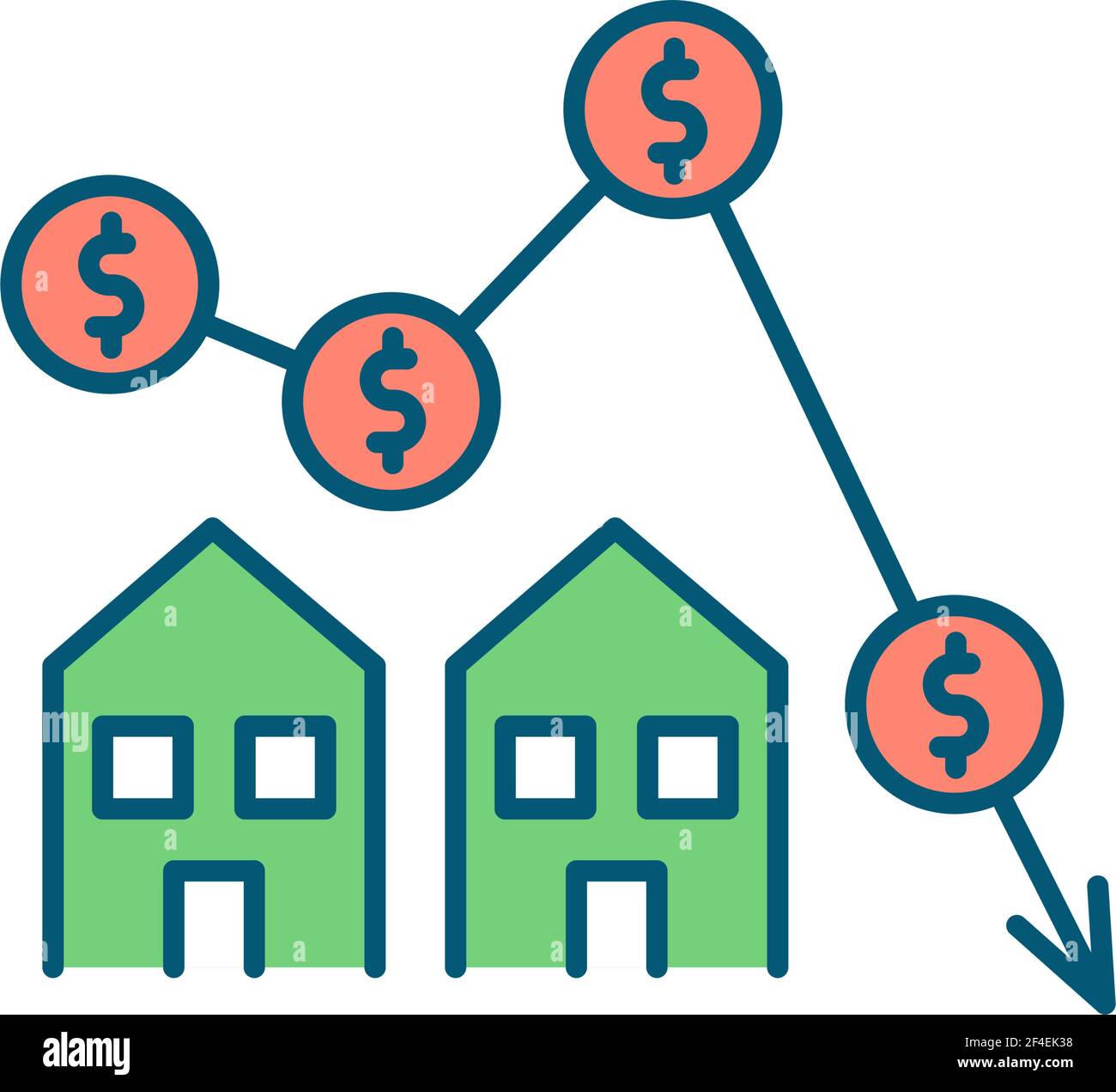 Municipal bankruptcy RGB color icon Stock Vector Image & Art - Alamy
