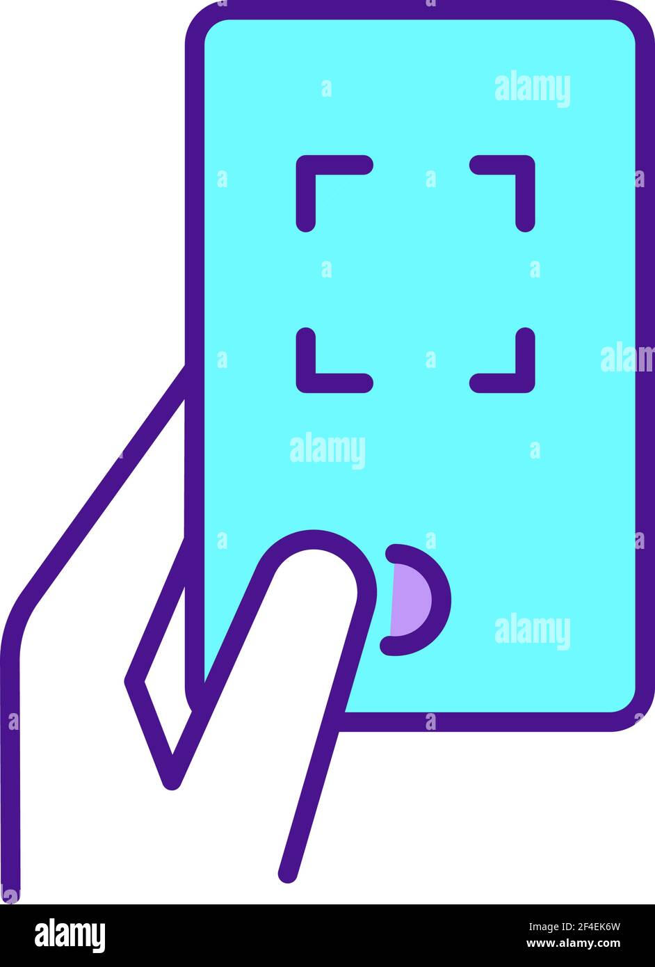 Cell phone picture display Stock Vector Images - Alamy