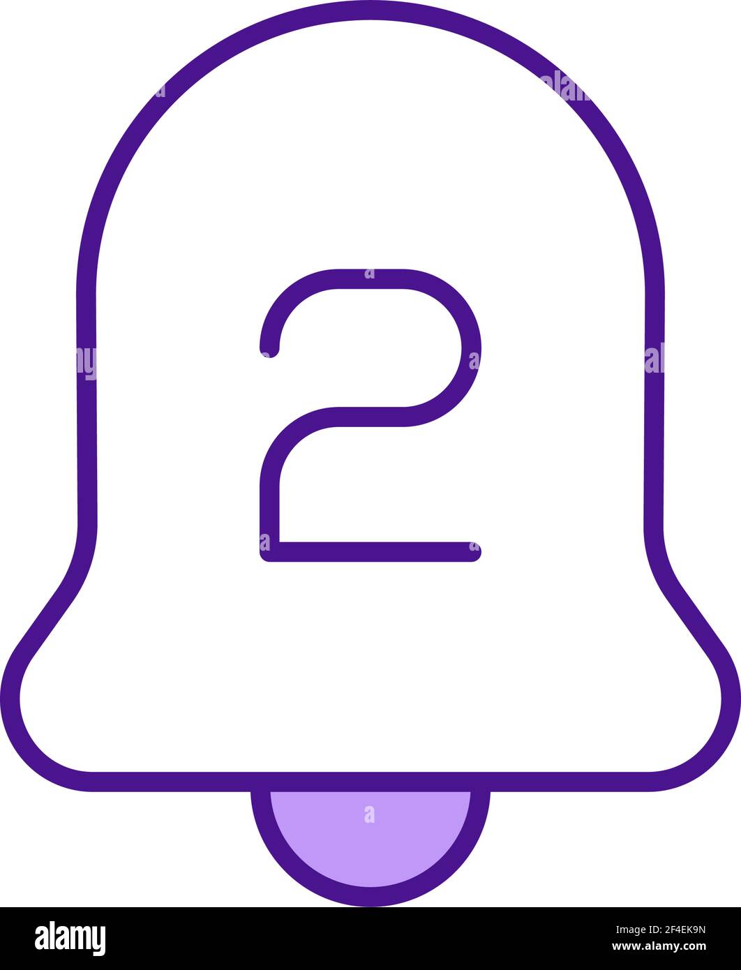 Push notifications RGB color icon Stock Vector Image & Art - Alamy