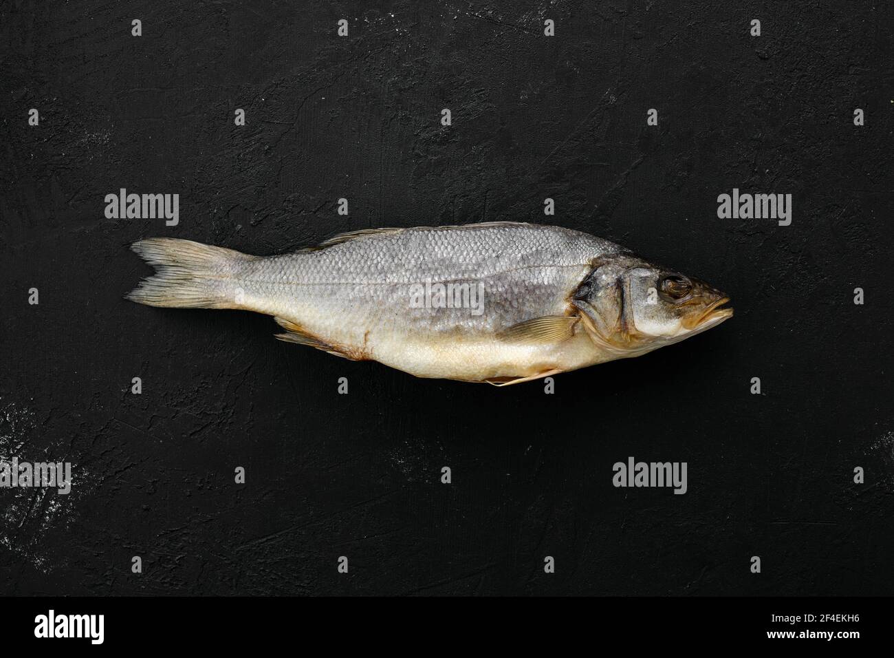 Top view sea bass fish hi-res stock photography and images - Alamy