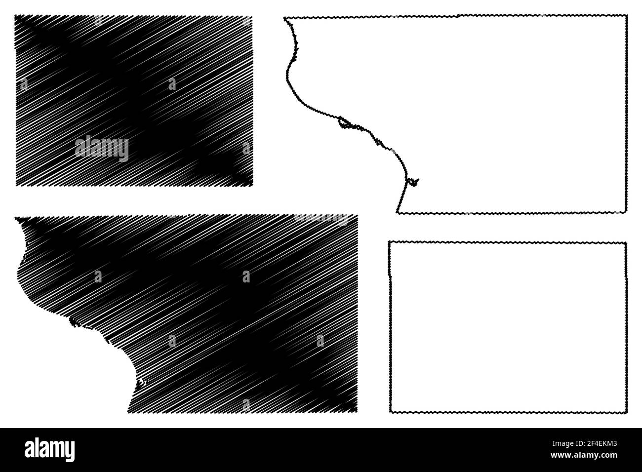 Buffalo and Beadle County, State of South Dakota (U.S. county, United ...