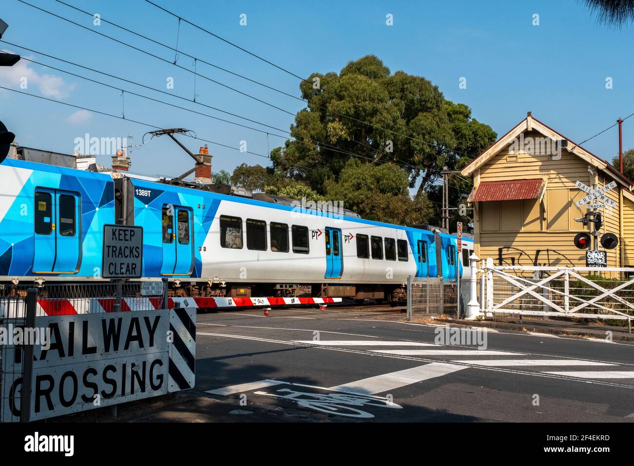 Pedestrian crossing and railway hi-res stock photography and images - Alamy