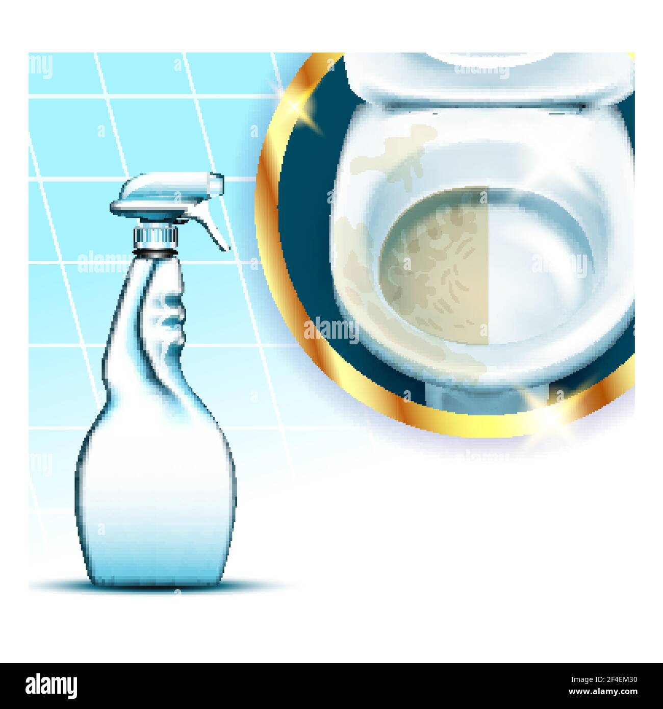 Super Clean Creative Advertising Poster Vector Illustration Stock ...