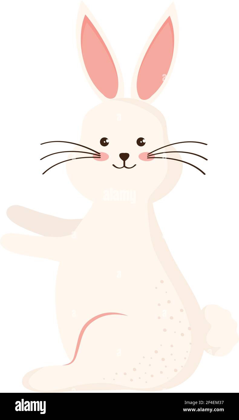 beauty rabbit seated Stock Vector Image & Art - Alamy