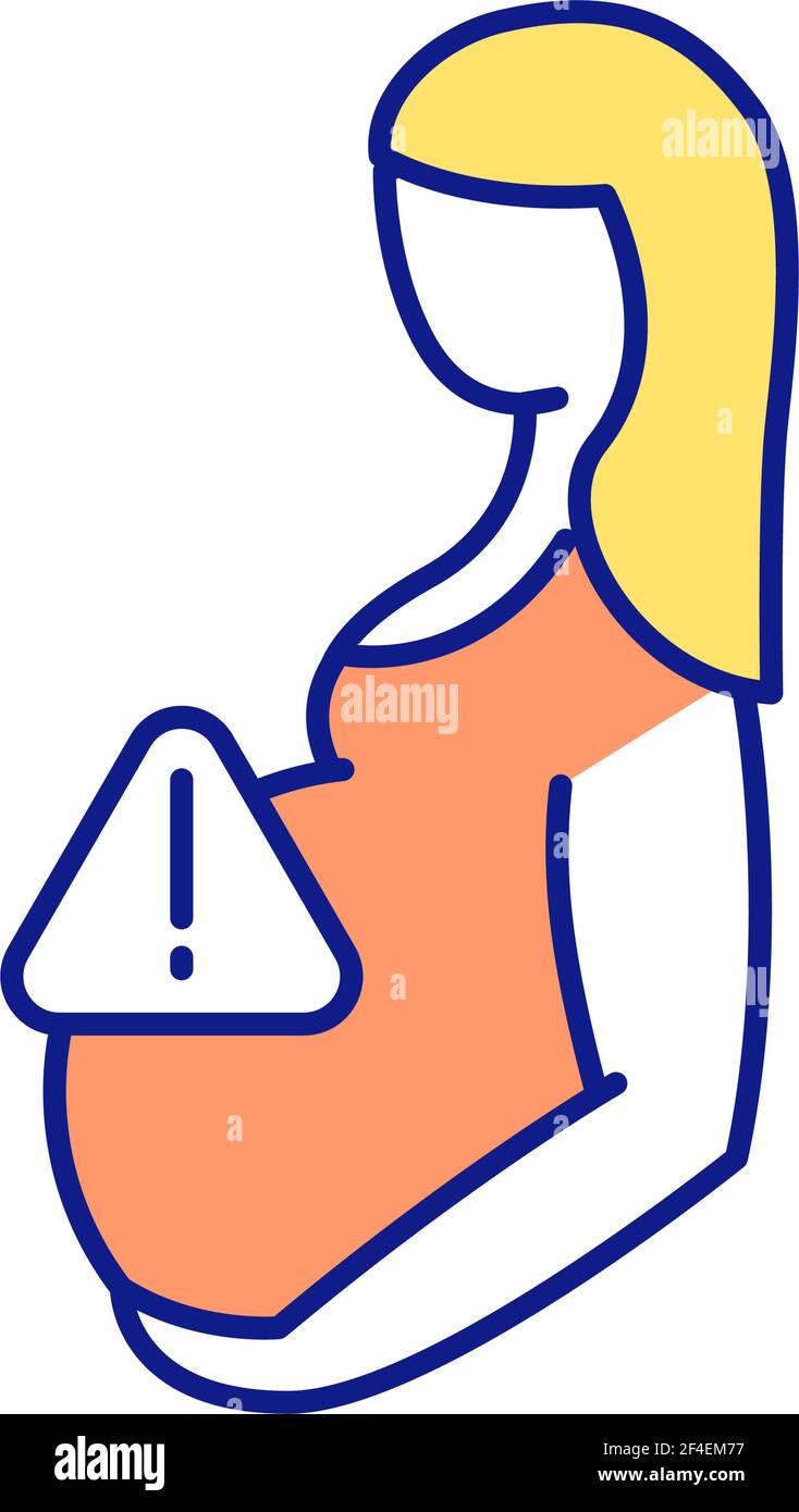 Birth Defects Rgb Color Icon Stock Vector Image And Art Alamy