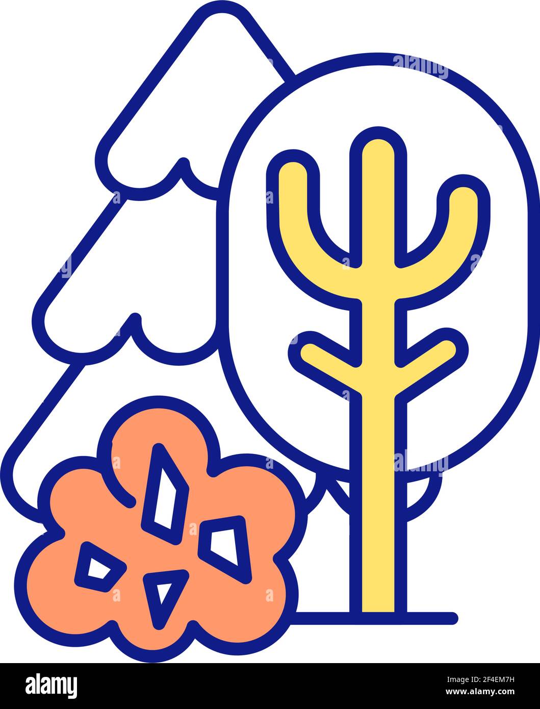 Environmental pollution by microplastics RGB color icon Stock Vector ...