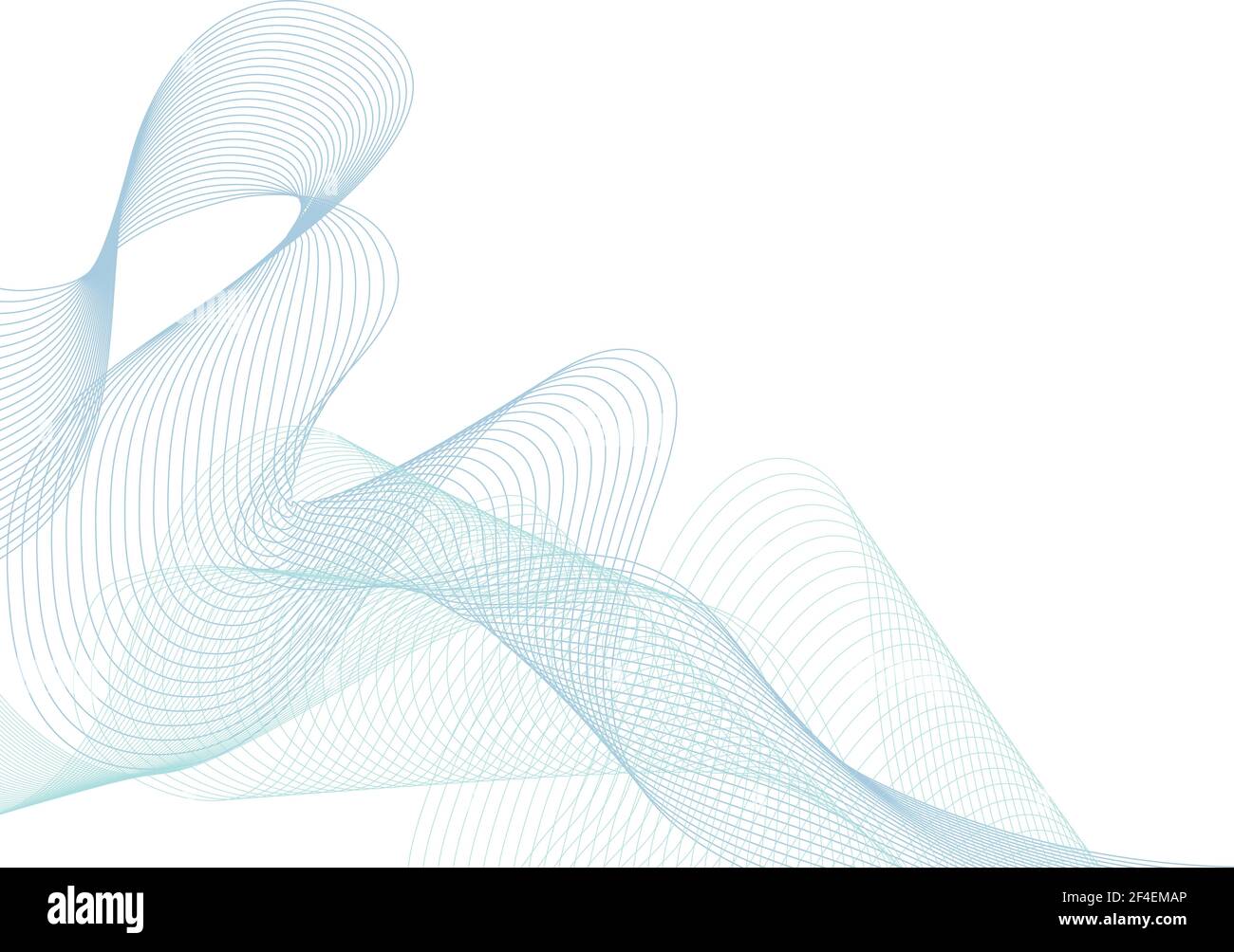 Water Lines Concept Design With Text Space. Elegant Cute Design Without ...