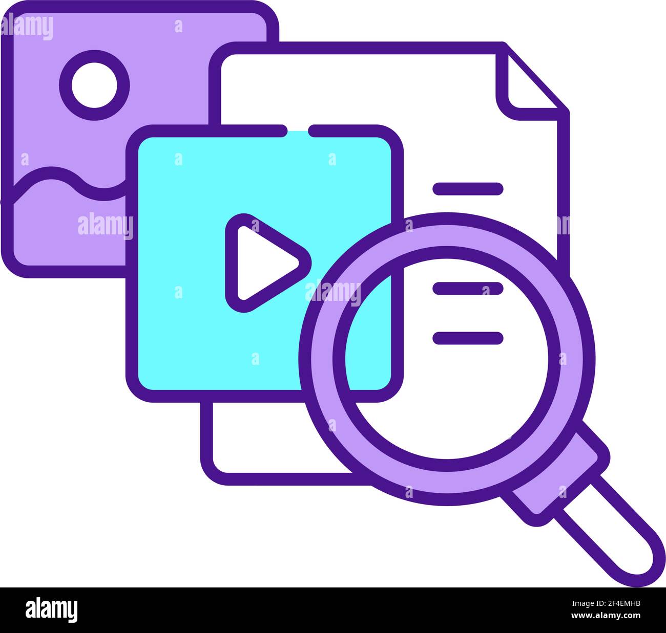 Media literacy RGB color icon Stock Vector Image & Art - Alamy