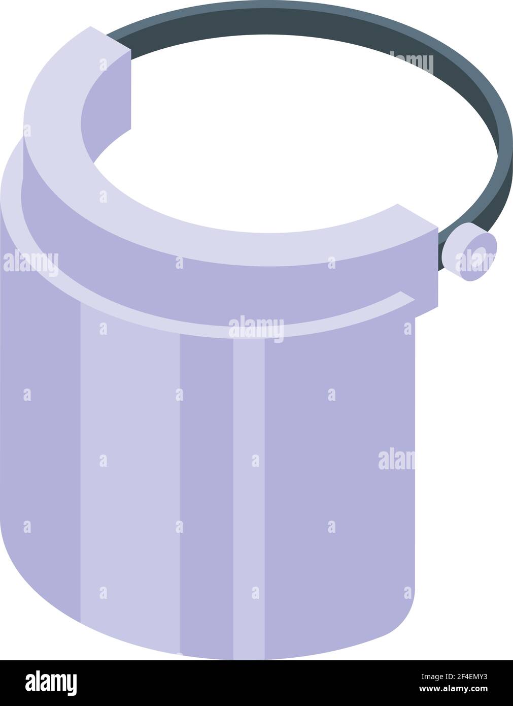 Safety face shield icon. Isometric of Safety face shield vector icon ...