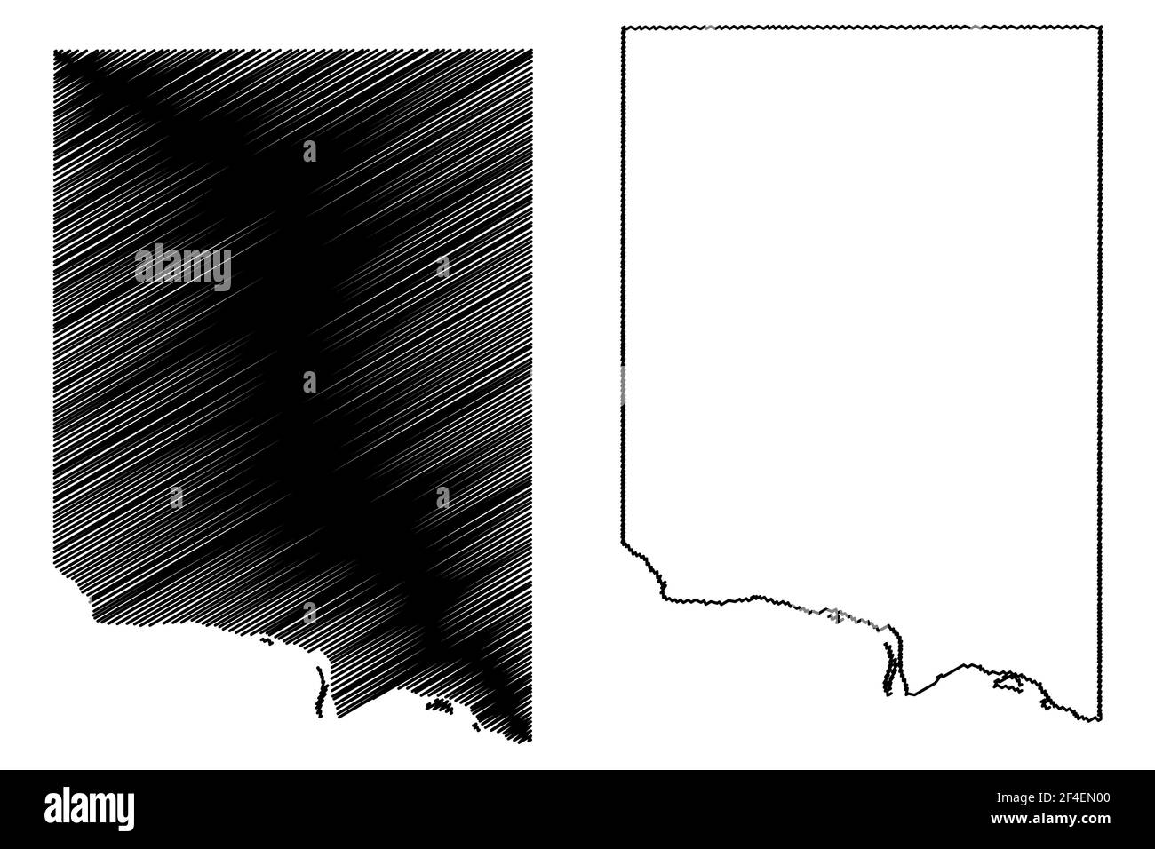 Clay south dakota map Black and White Stock Photos & Images - Alamy