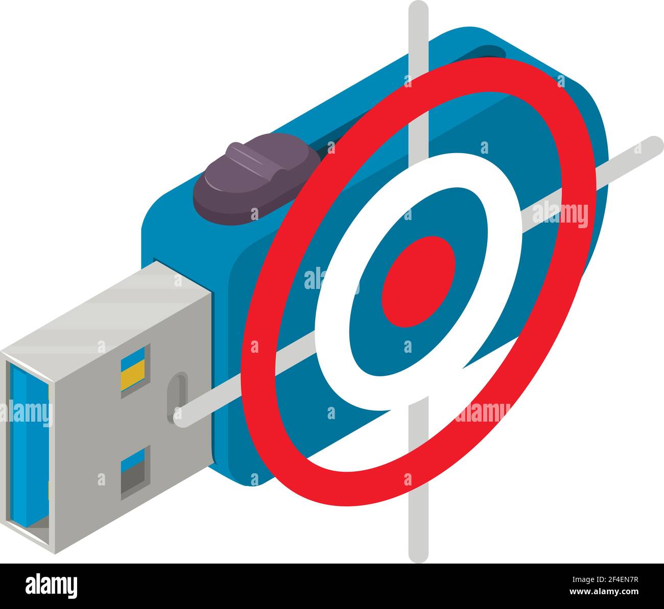 Leaking data icon. Isometric illustration of leaking data vector icon ...