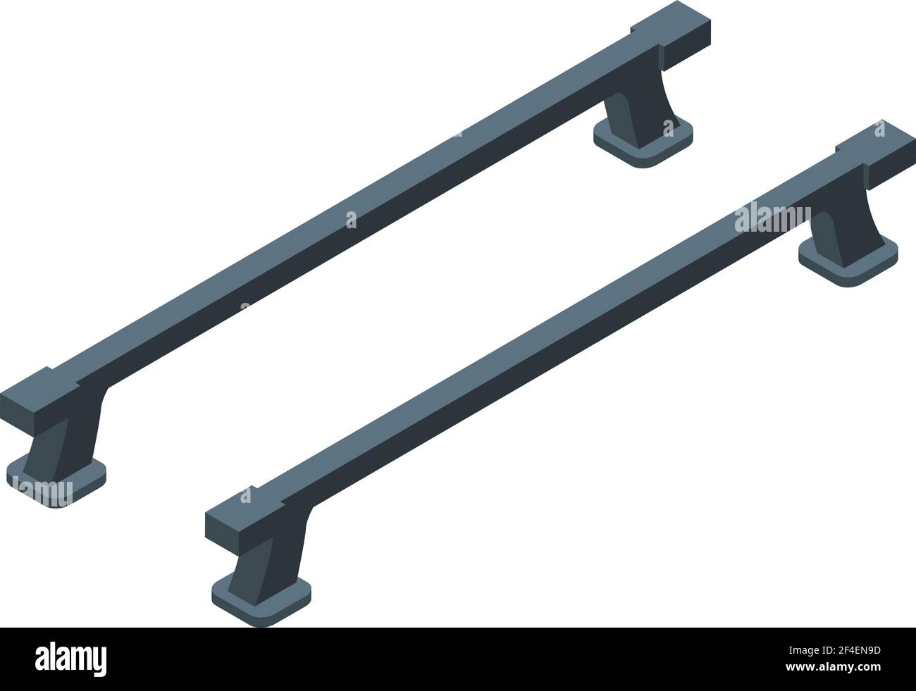 Car roof bars icon. Isometric of Car roof bars vector icon for web ...