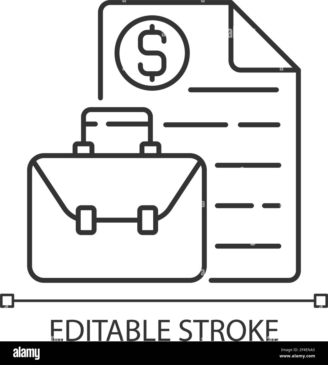 Business broker linear icon Stock Vector Image & Art - Alamy