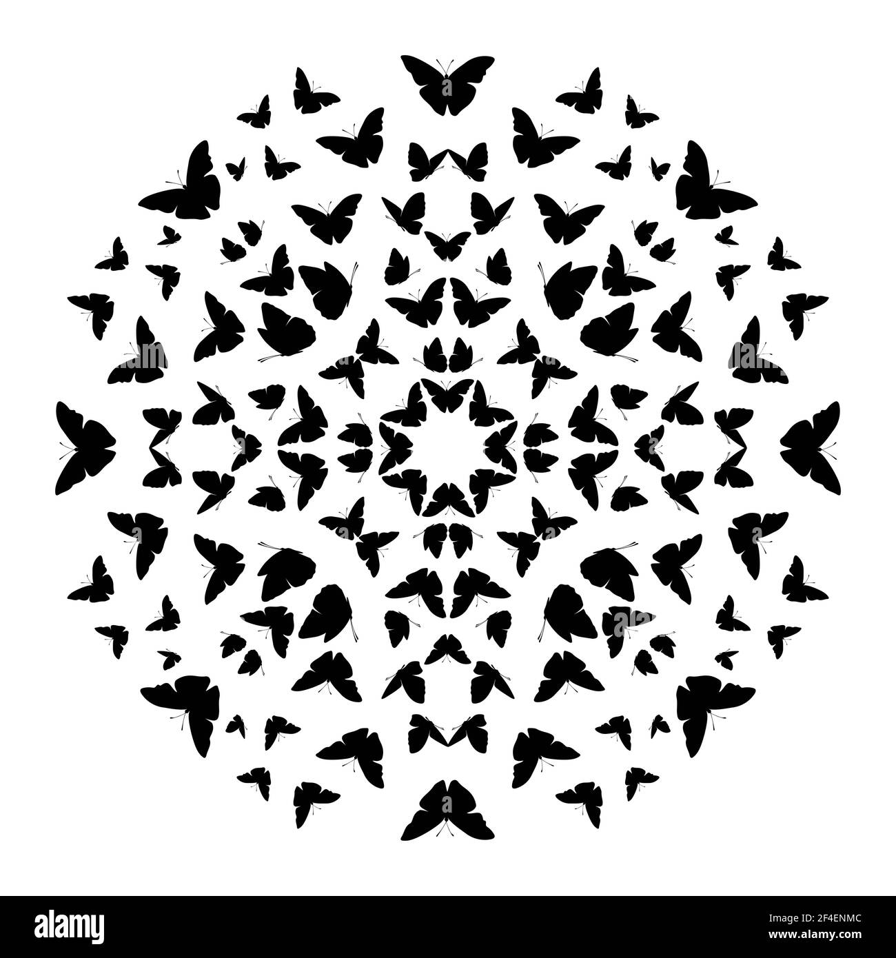 Flying butterfly vector background. Abstract texture for fabric ...