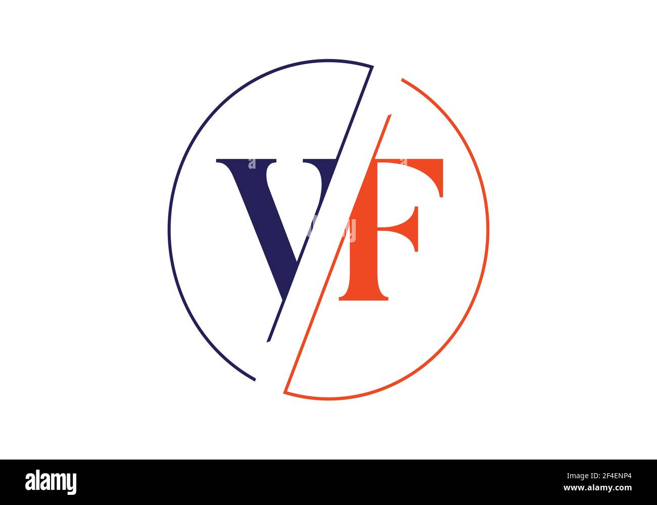 V F Letter Logo Design. Creative V F Letters icon vector Stock Vector ...