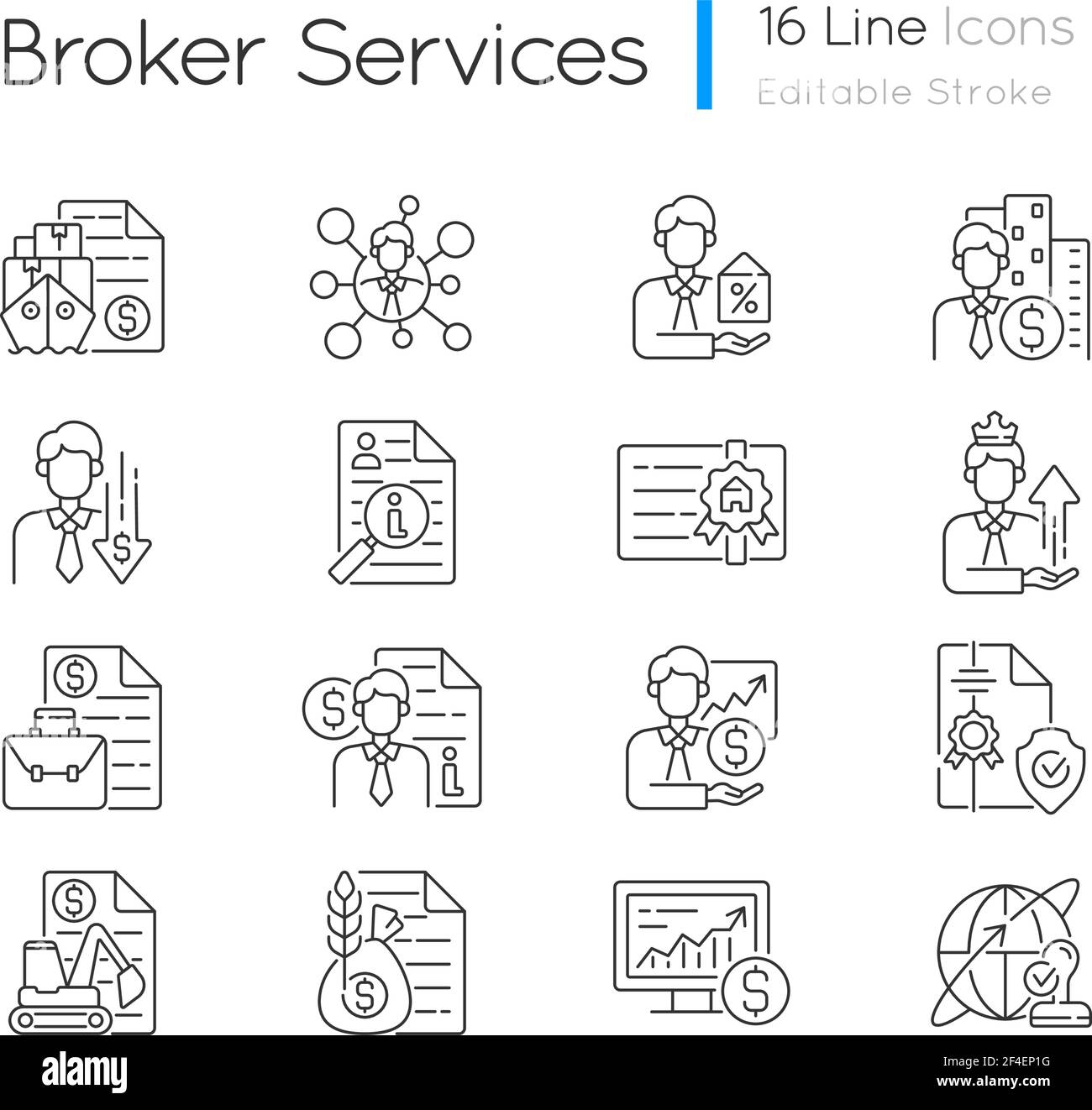 Shipping broker Stock Vector Images - Alamy