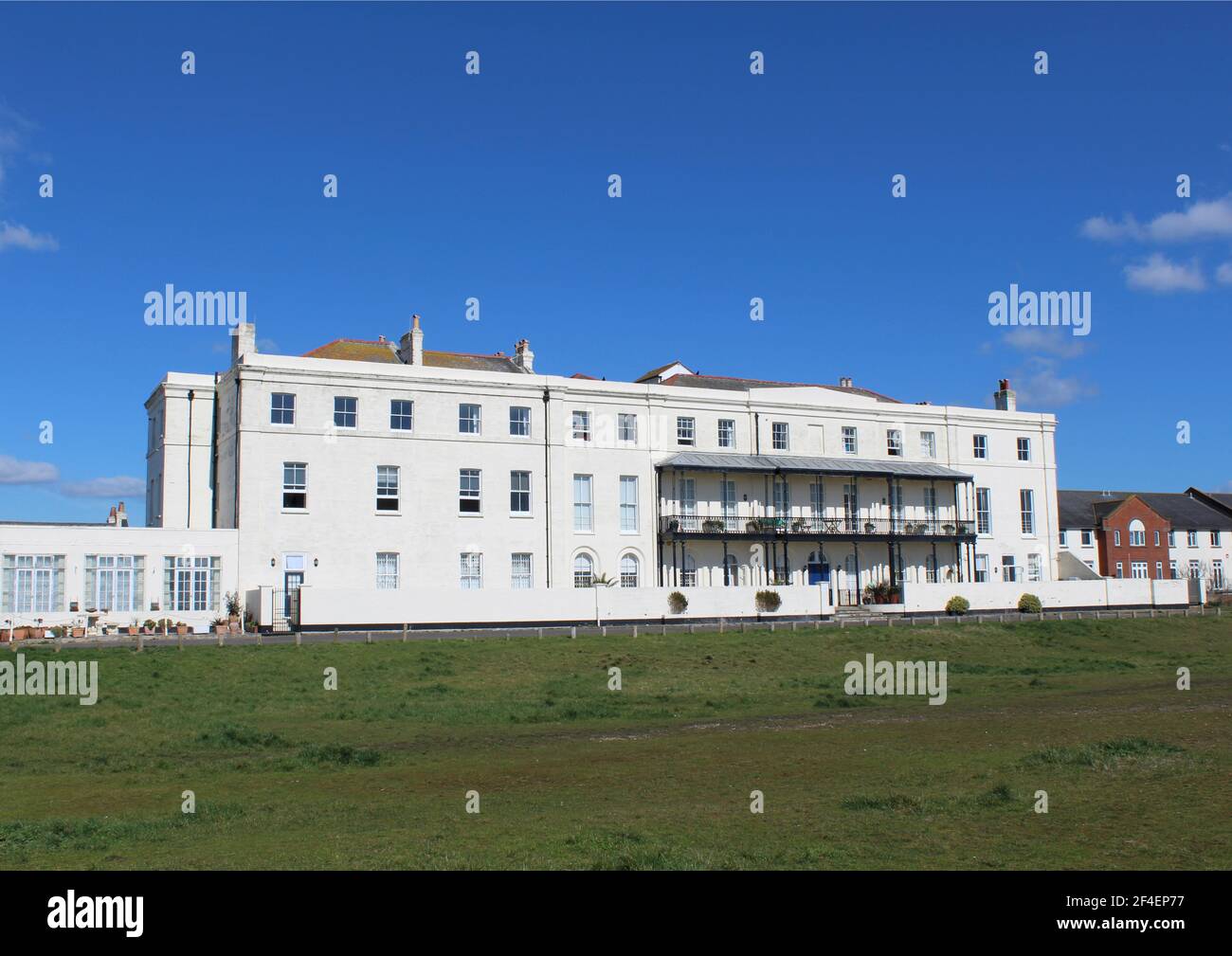 The former Royal Hotel, now luxury seafront apartments on Hayling ...